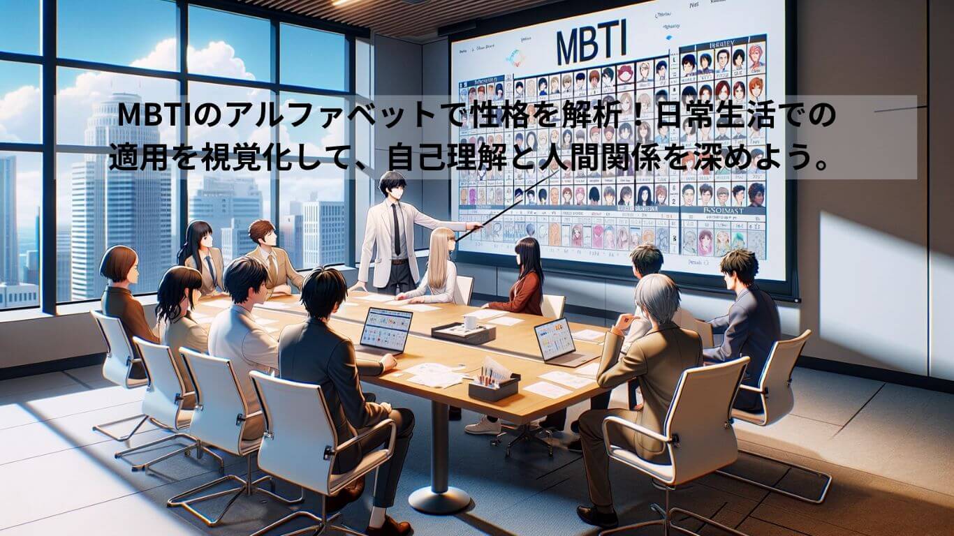 MBTIアルファベット解説：日常でタイプを判別し人間関係の改善へ | 素朴な雑学で人生に彩を与えるブログ
